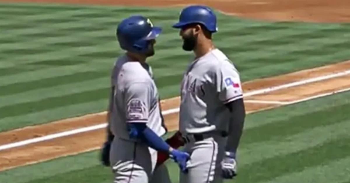 Baseball Players Celebrate Home Run With Frisky Handshake - Gayety