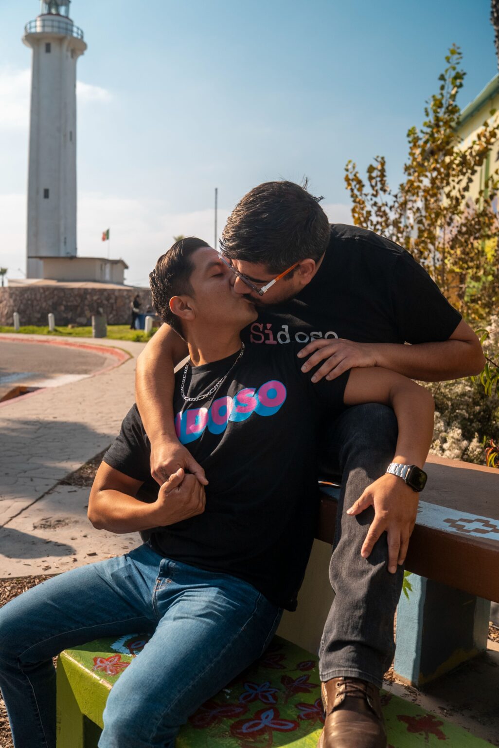 Queer Migrants Lead Powerful HIV Kiss-In Demonstration at the Border ...